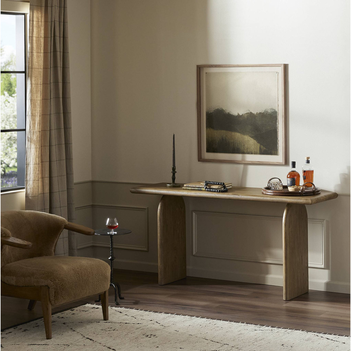 Birch Lane™ Bondi 65" Solid Wood Console Table & Reviews | Wayfair